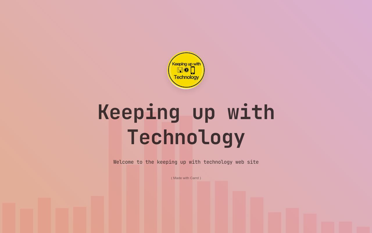 Keeping up with Technology